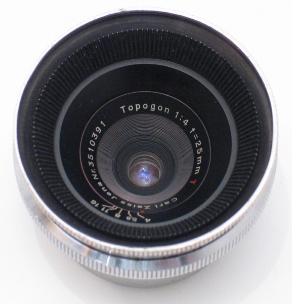 Zeiss (Carl Zeiss Jena) 25mm f4 Topogon, - Peter Loy