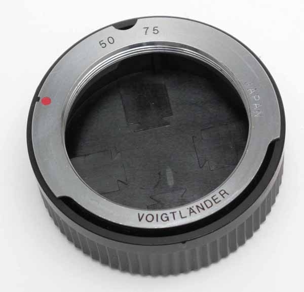 Voigtlander 50/75mm screw to bayonet adapter - Peter Loy