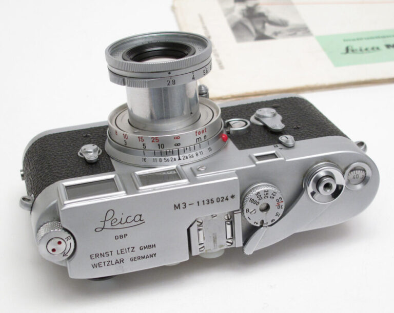 Leica M3 s/w, with asterisk after serial number + 50mm f2.8 Elmar ...